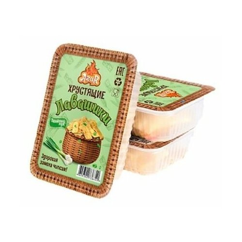 Купить Чипсы из лаваша "AzaR", хрустящие лавашики "Зелёный лук", 8шт по ...